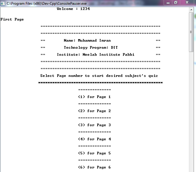 Quiz Management System in C++ | SourceCodester